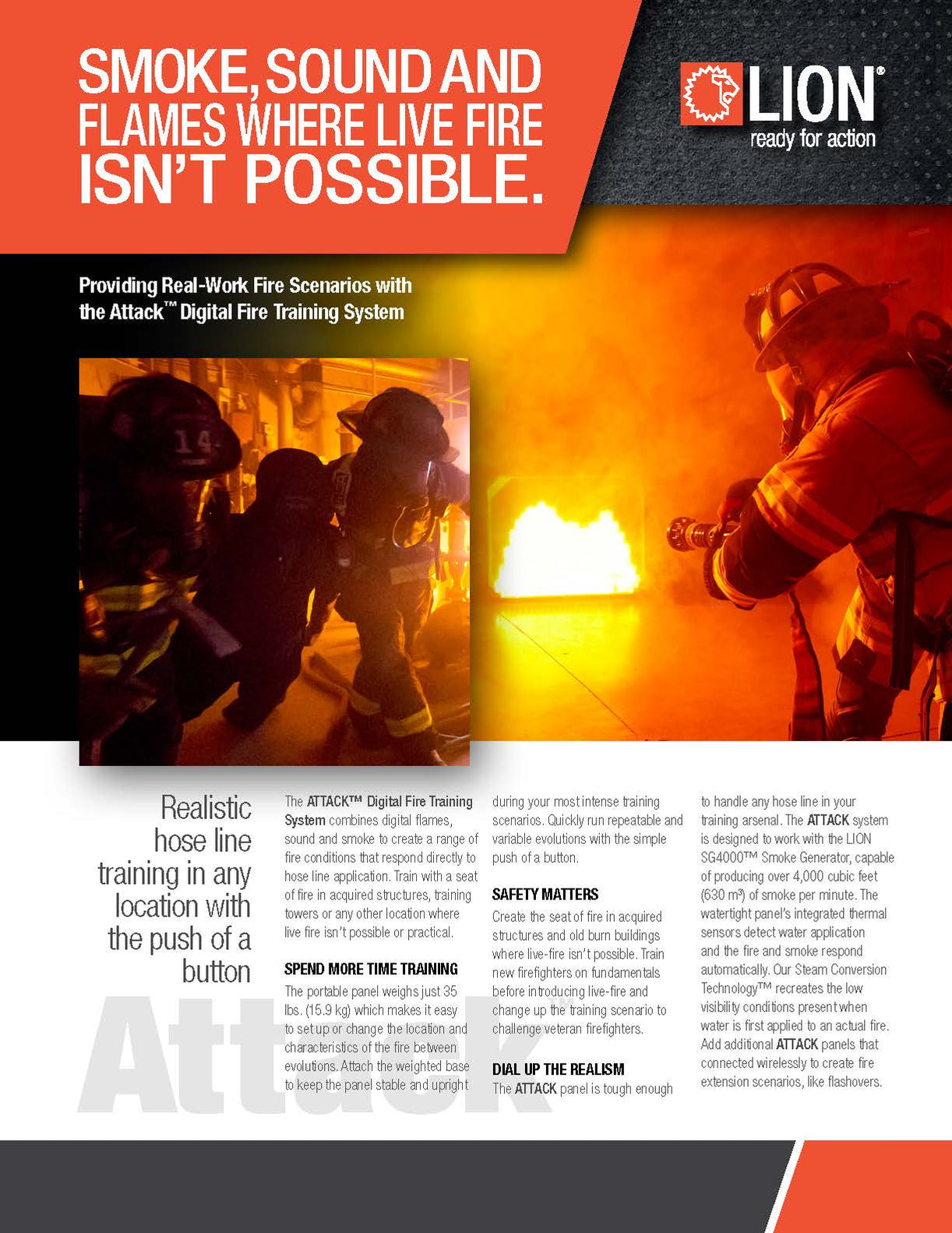 Lion Bullex ATTACK Digital Fire Training System Package — SeaWestern