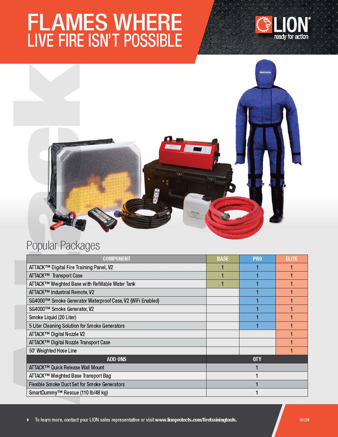 Lion Bullex ATTACK Digital Fire Training System Package — SeaWestern